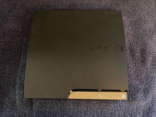 Sony Playstation 3 PS3 Slim CECH-2001A 120 GB Black Console Only ...