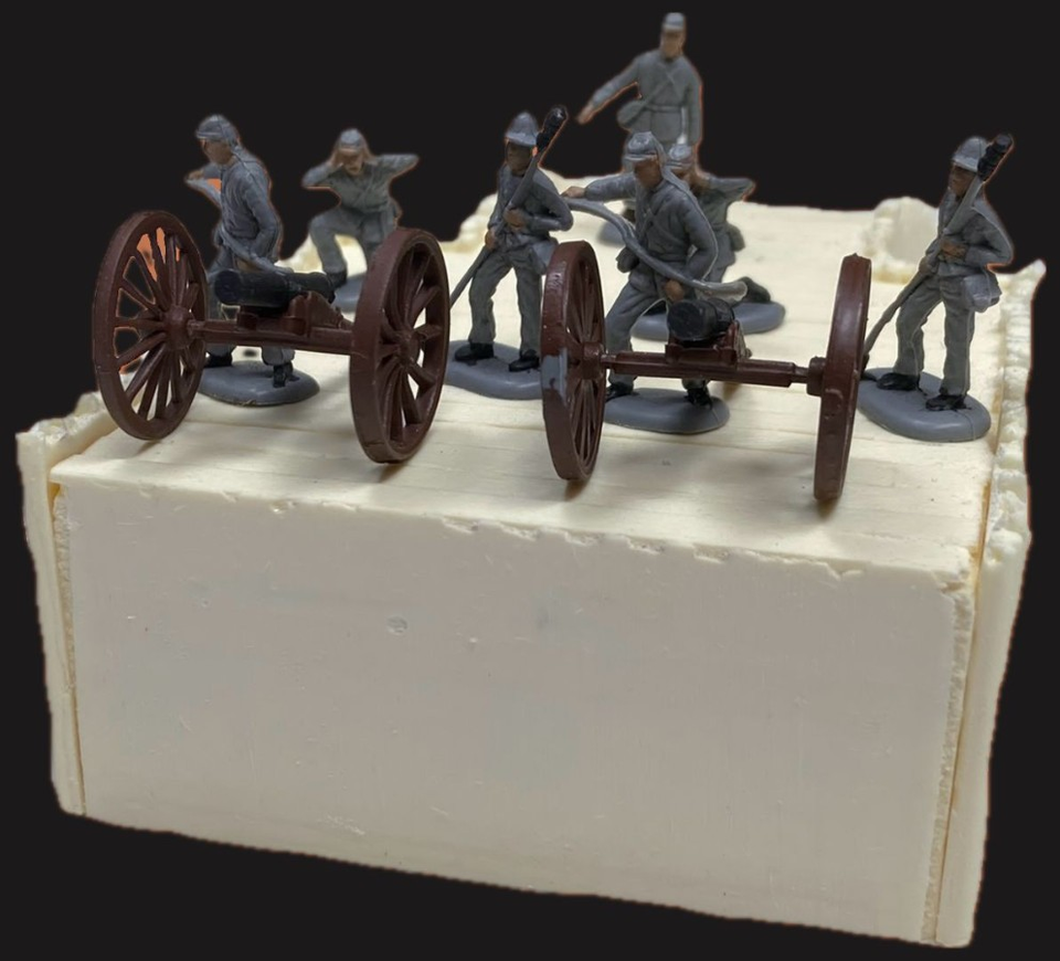 1/72 scale Alamo Straight Cannon Gun Ramp Terrain Scenery Model ...