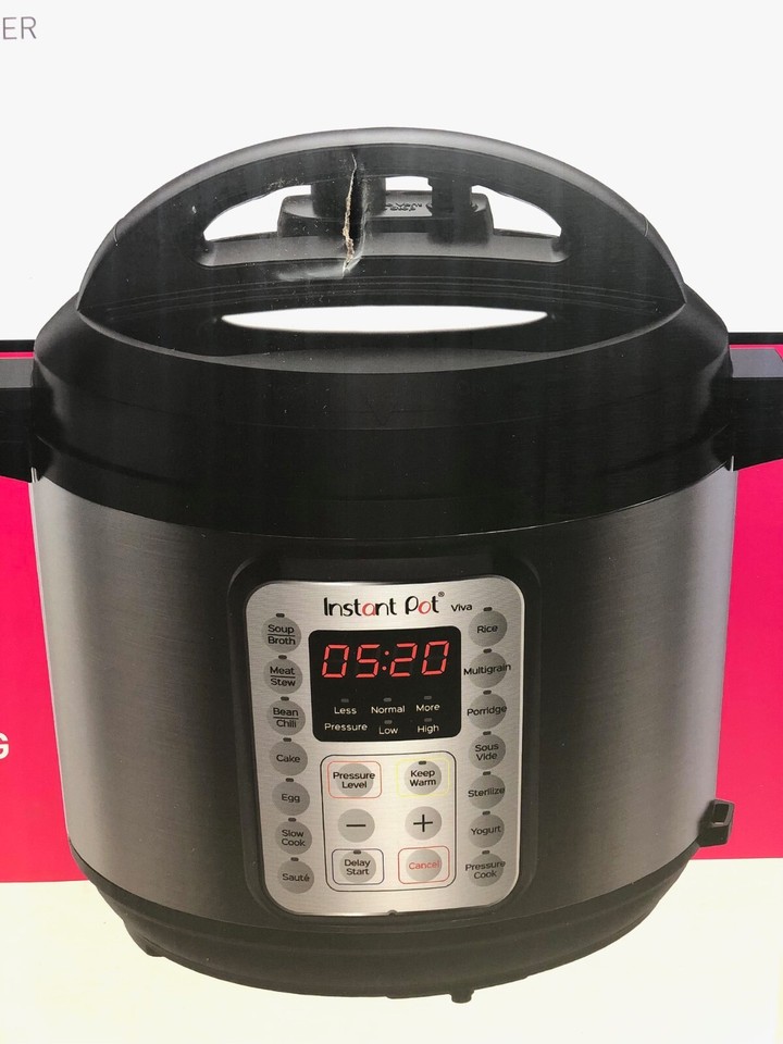 Instant Pot 9-in-1 Electric Pressure Cooker Easy One-Touch Cooking, 6 ...