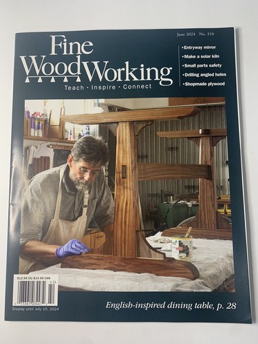 Fine Woodworking Magazine JUNE 2024 ISSUE NO.310 Teach-Inspire-Connect ...