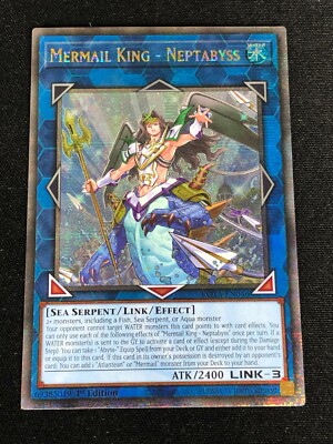 YUGIOH MERMAIL KING NEPTABYSS ROTA-EN046 1ST 25TH QUARTER CENTURY | eBay