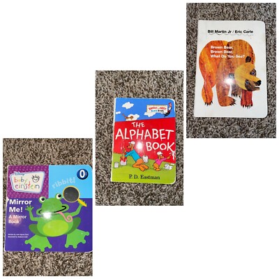3 board books- baby einstein, brown bear, alphabet book | eBay