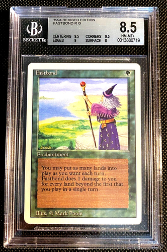 MTG Legends 1994 FASTBOND BGS 8.5 R G Magic The Gathering G3552 | eBay