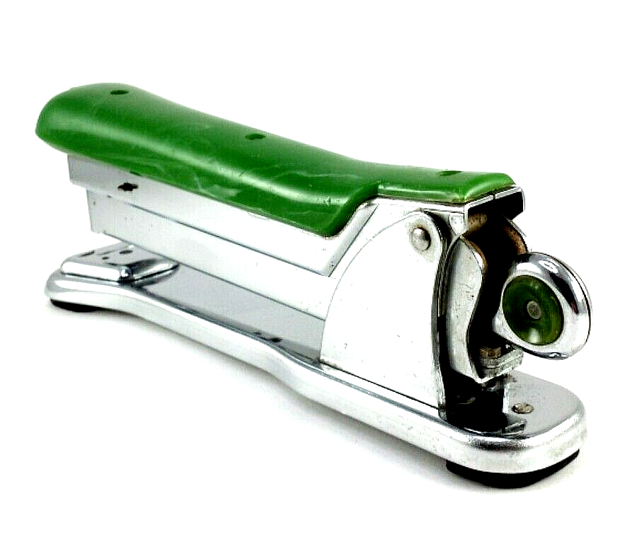 RARE 1st Edition ACELINER STAPLER ~ Emerald Green ~ MODEL 502 ~ circa ...