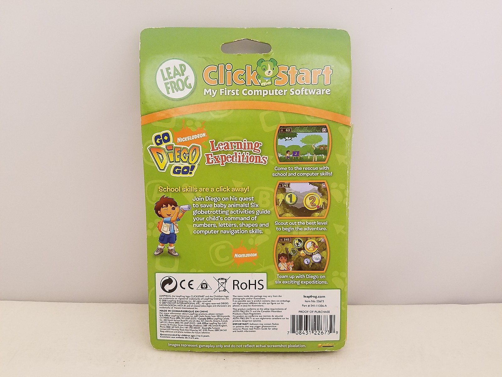 LeapFrog Click Start | Nickelodeon Go Diego Go! Learning Expeditions ...