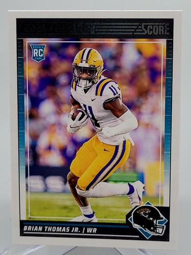 2024 PANINI SCORE BRIAN THOMAS JR BASE ROOKIE FOOTBALL CARD JAGUARS LSU ...