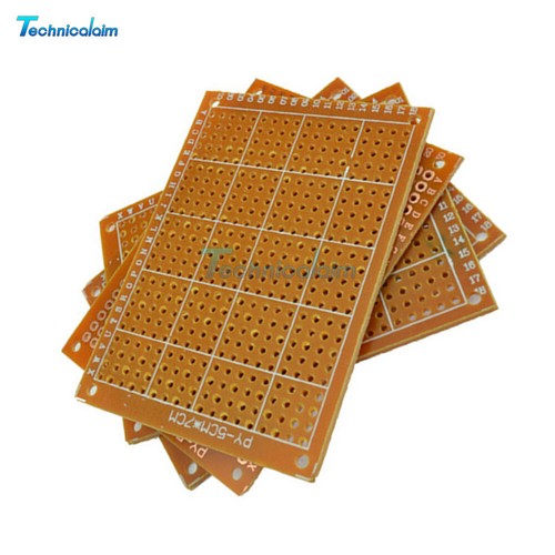 5PCS 5cm x 7cm Prototype Paper PCB for Universal Board Prototyping PCB ...