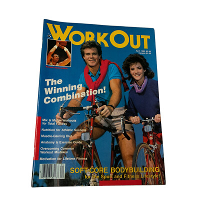 Vintage Work Out Magazine April 1985 - Kareem Abdul Jabbar | eBay