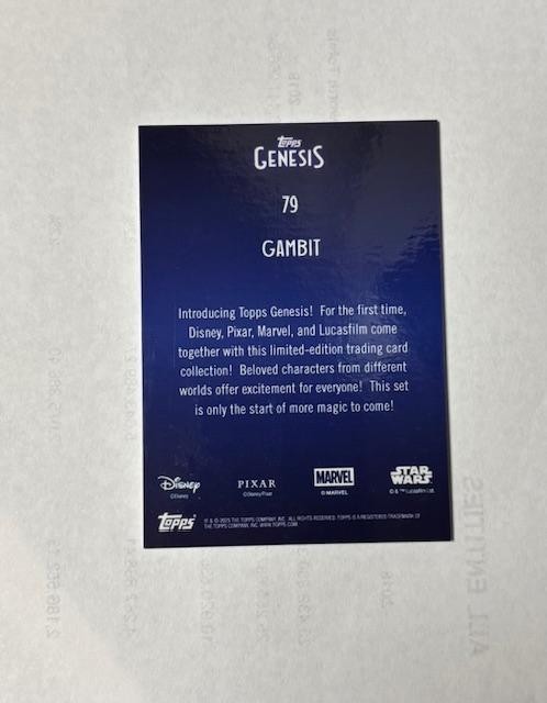 2025 Topps Disney Genesis Disney Marvel -Gambit 14/15 | eBay