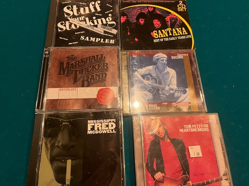 Classic Rock & Blues CD Lot – Tom Petty Dire Straits Santana Marshall ...