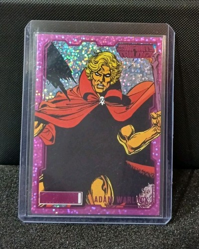 2023 Marvel The Infinity Trilogy Magenta Glitter ADAM WARLOCK 001/199 ...