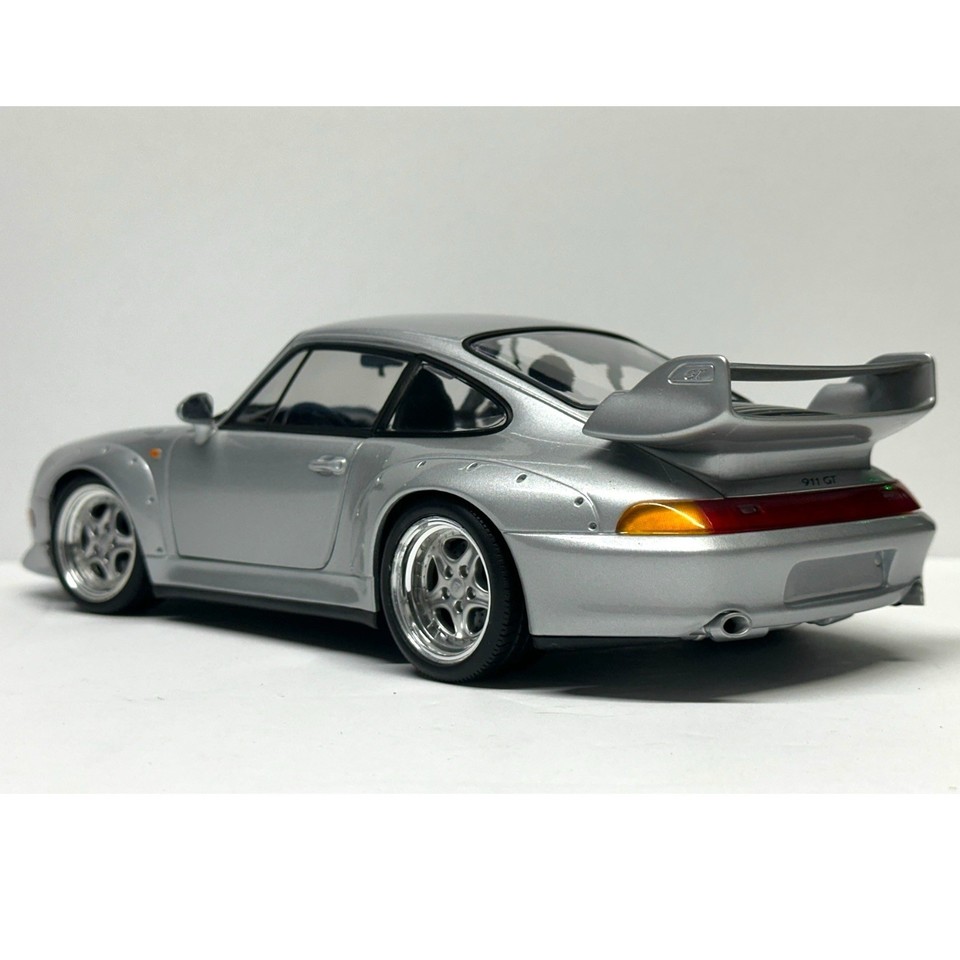 1/18 UT Model Autoart Porsche 911 993 GT2 Street Car Silver | eBay
