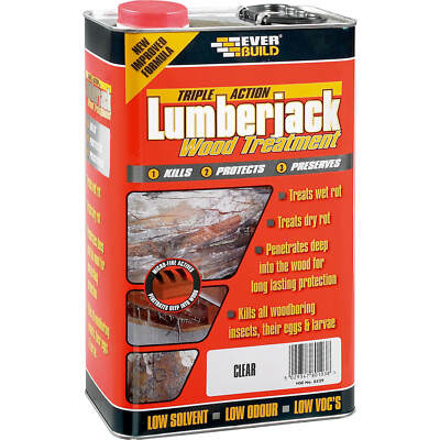 Everbuild Lumberjack Triple Action Wood Treatment 5l 5029347801038 ...