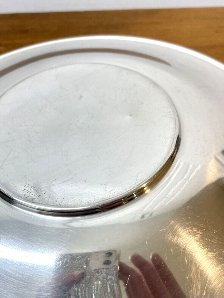 PSCO Preisner Silver Co Sterling Silver Plate 171 Gr. w/Mono 8-3/4 ...