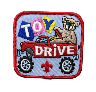 BSA Licensed Boy Scout Toy Drive 3 Inch Patch AVAB0042 F7D14K | eBay