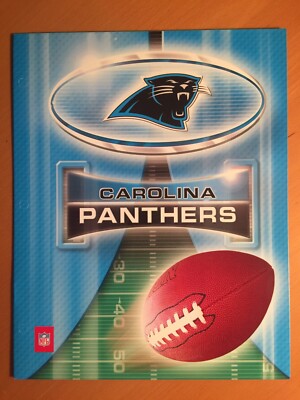 (2) NFL Carolina Panthers School Folders Portfolio Notebook Paper ...