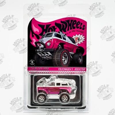 Hot Wheels RLC Club Exclusive - Volkswagen T1 Rockster - Pink - Mattel ...
