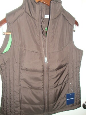 New Port Authority Vest Jacket Coat Sz Small w/Port Pocket Collared ...