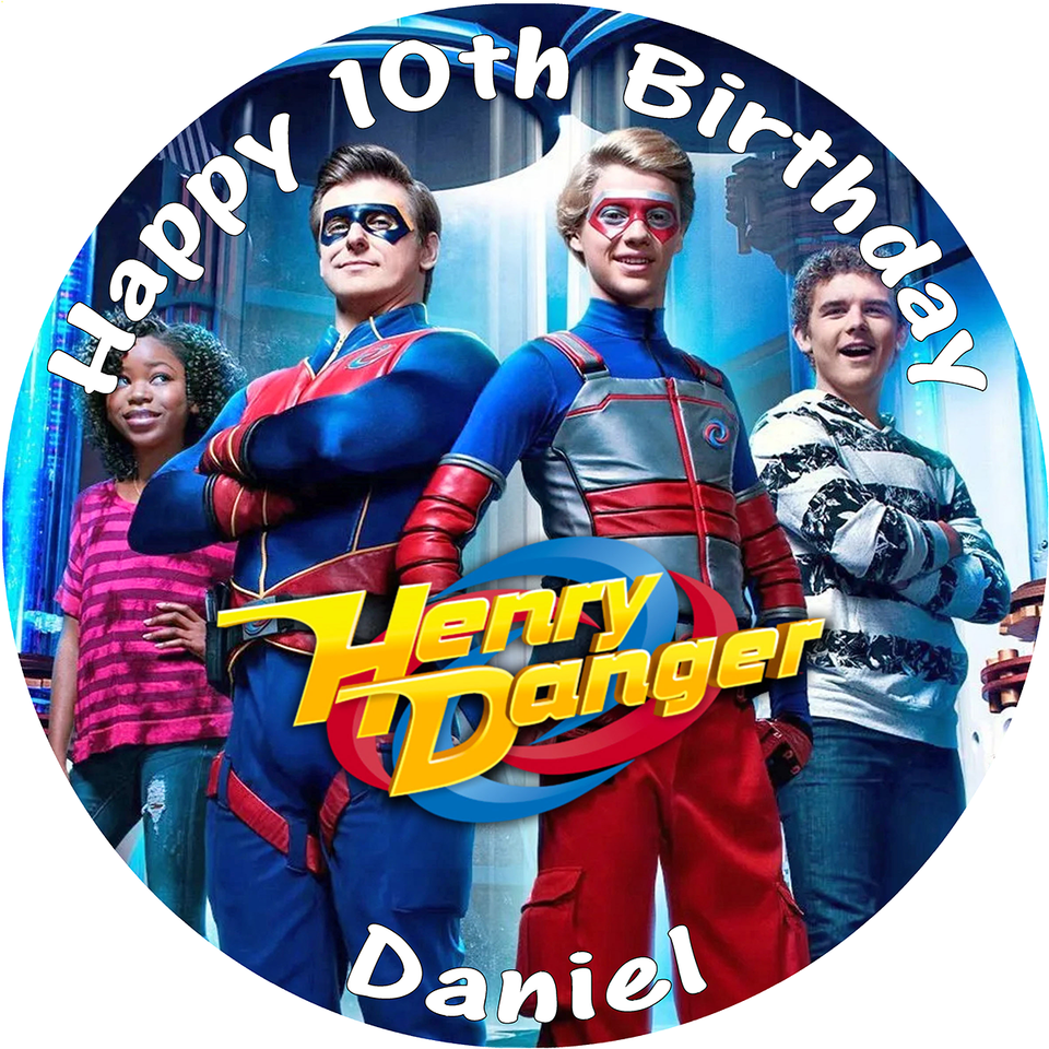 HENRY DANGER CAKE TOPPER PERSONALISED EDIBLE HENRY DANGER BIRTHDAY CAKE ...