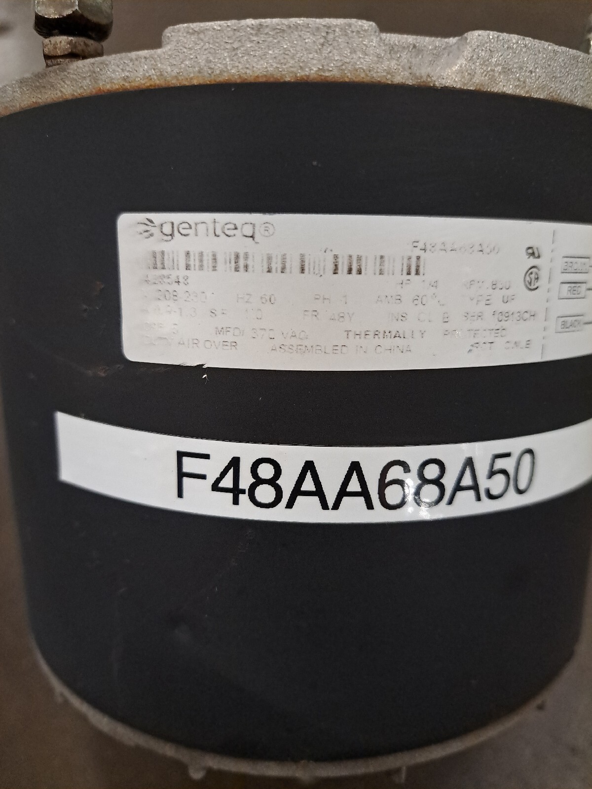 F48AA68A50 York Coleman Luxaire Genteq/A.O. Smith OEM Condenser Fan ...