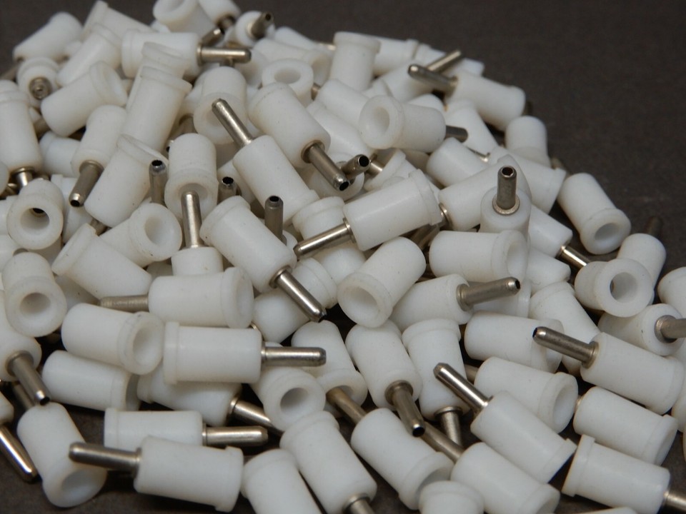 Huge Lot of Unknown Brand Teflon 2mm Press Fit Plugs Shown All Colors ...