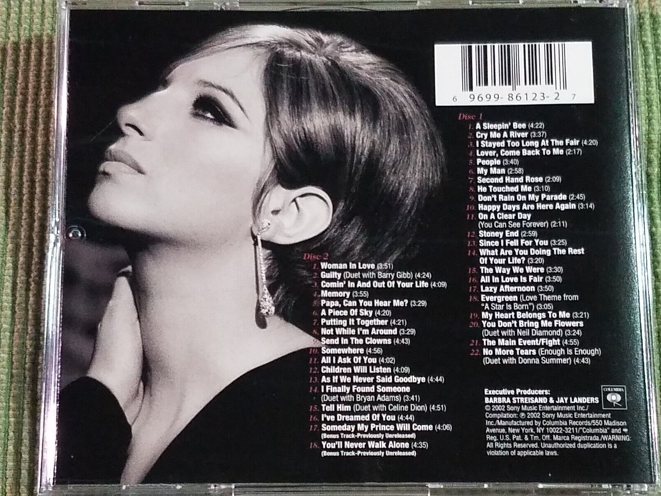 BARBRA STREISAND THE ESSENTIAL 40 TRACK 2 CD SET FREE SHIPPING | eBay