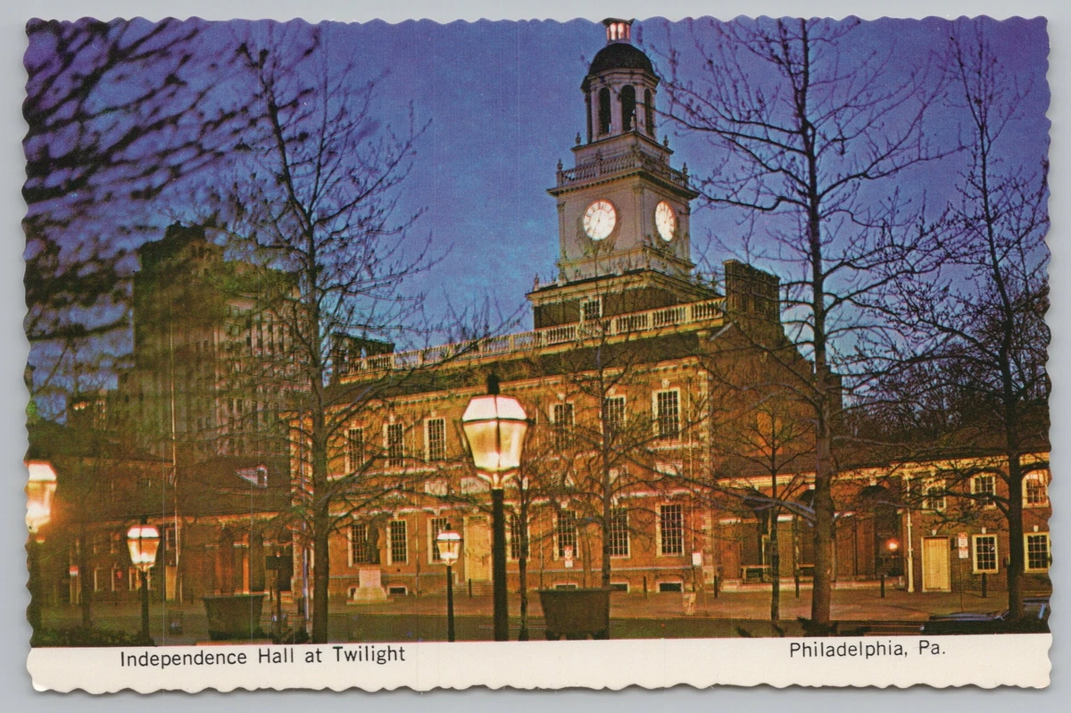 Independence Hall At Night