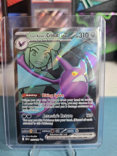 Team Rocket's Crobat ex 217/182 - SV10: Destined Rivals FULL ART Holo ...