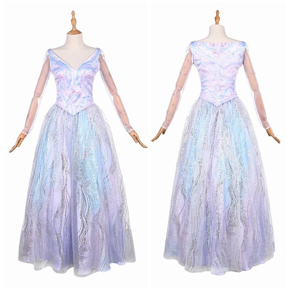 2025 Movie Glinda Cosplay Formal Skirt Fancy Dress Tops Uniform Party ...