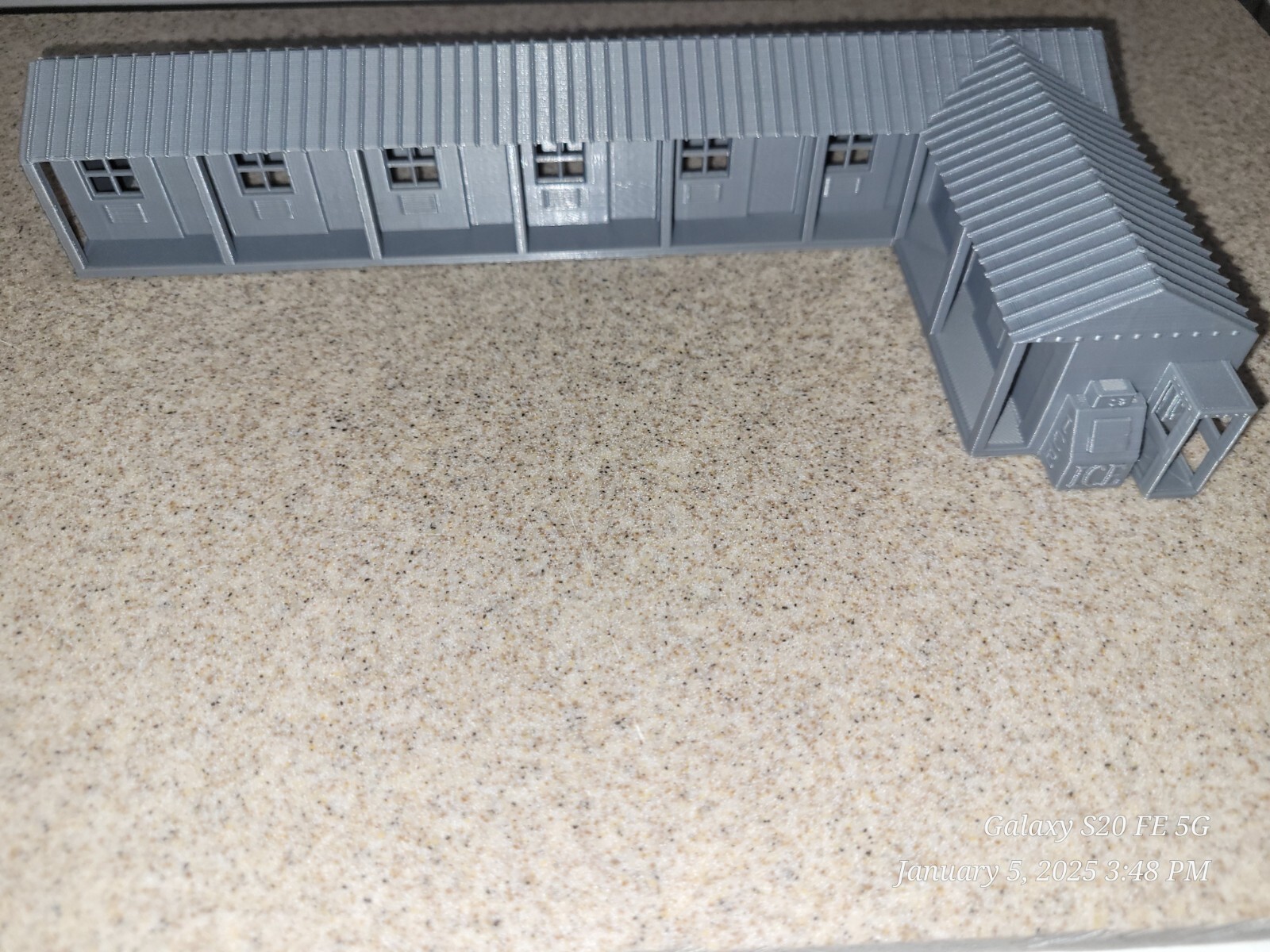 L Shape "Bates Style" Small Town or City MOTEL - HO Scale 1:87 - 3D ...