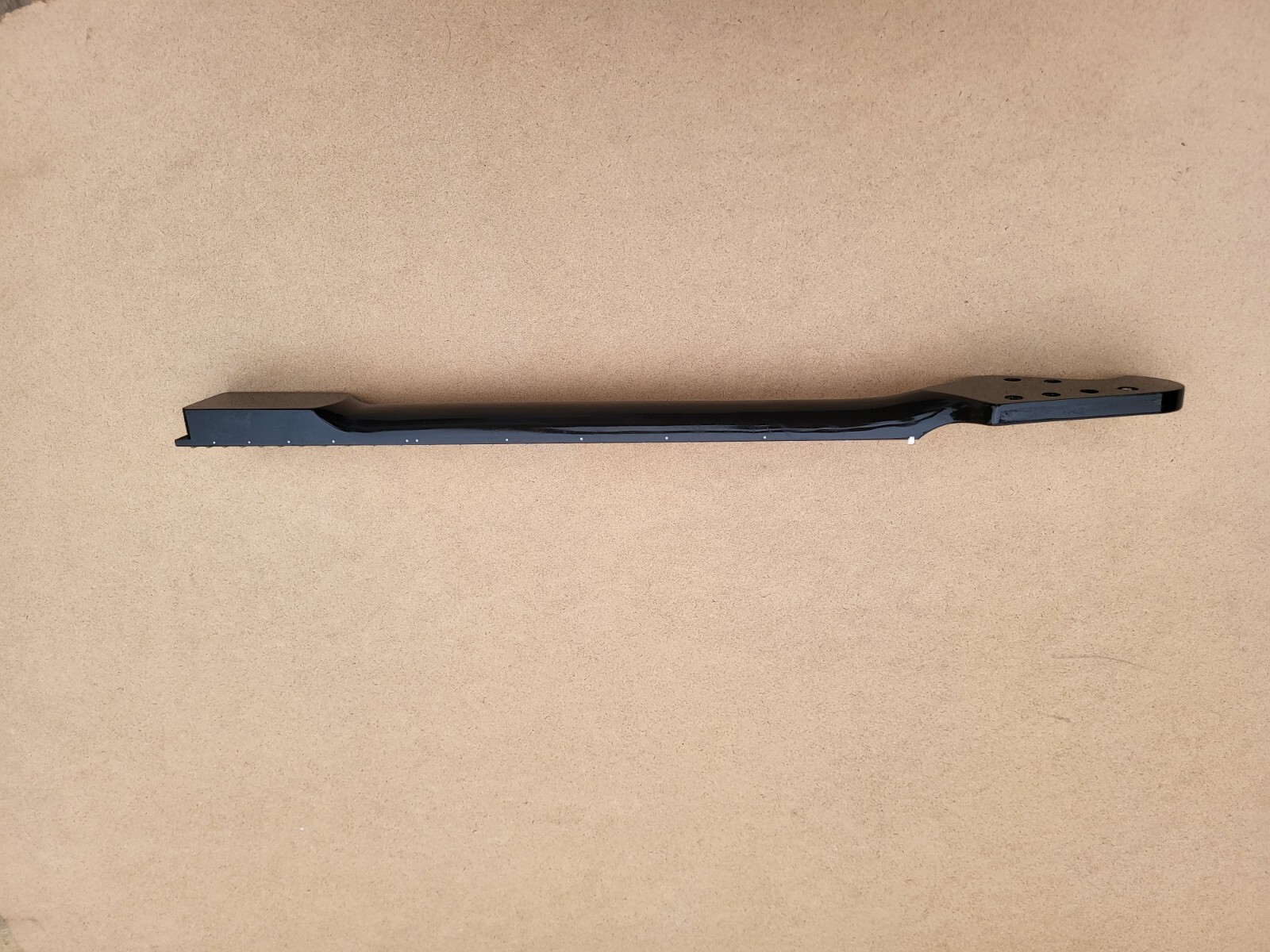4 X 2 OFFSET 22 FRET GLOSS DARK BLACK GUITAR NECK REPLACEMENT DIY | eBay