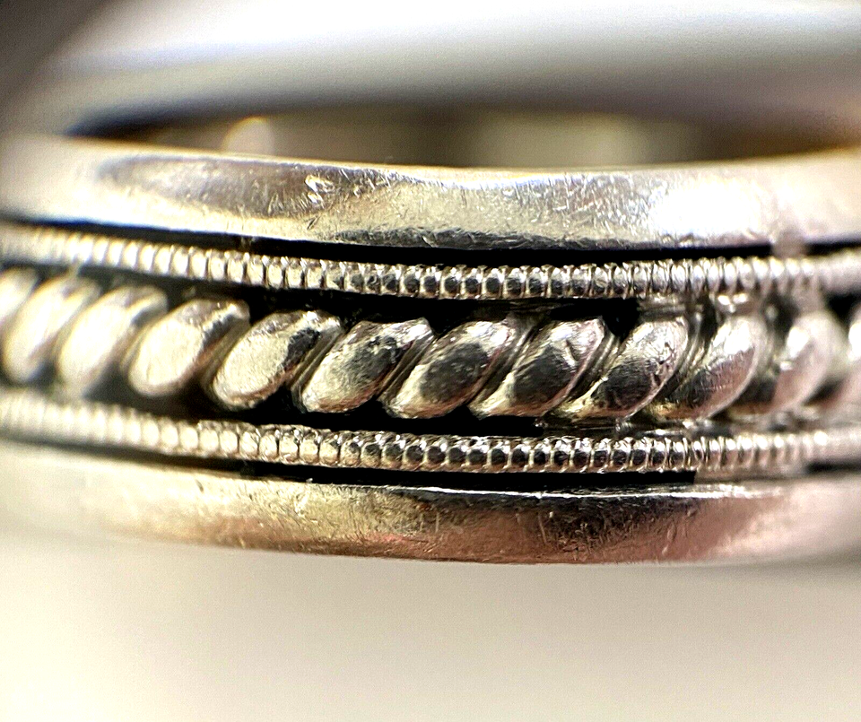 Scott Kay Palladium Pd 950 Rope Braid Design Ladies Ring Wedding Band ...