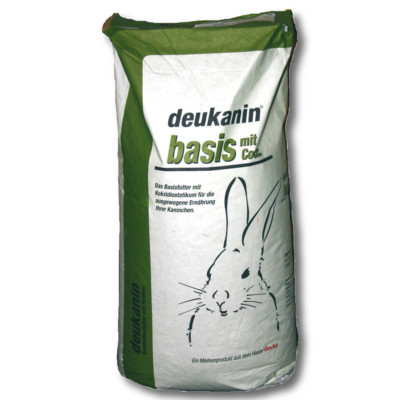 Deukanin Basis Kaninchenfutter m. Cocc 25 kg Hasenfutter Nagerfutter ...