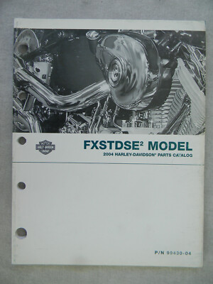Harley Davidson 2004 FXSTDSE2 Model PARTS CATALOG 99430-04 SCREAMIN ...