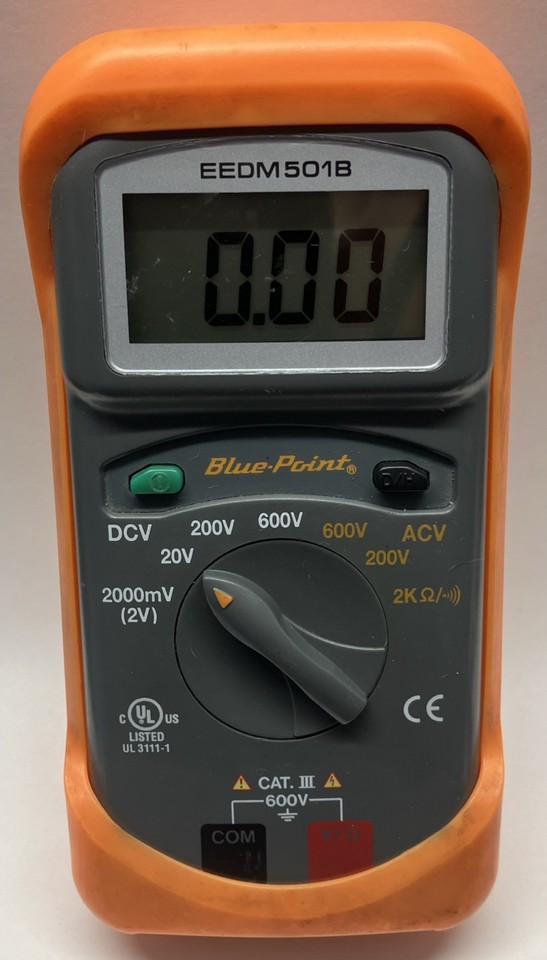 Blue Point EEDM501B Multimeter with Case - Good Working Condition | eBay