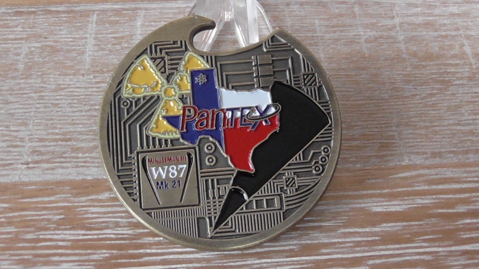 DOE NNSA Pantex Nuclear Plant Minuteman III W87 Mk 21 Challenge Coin # ...