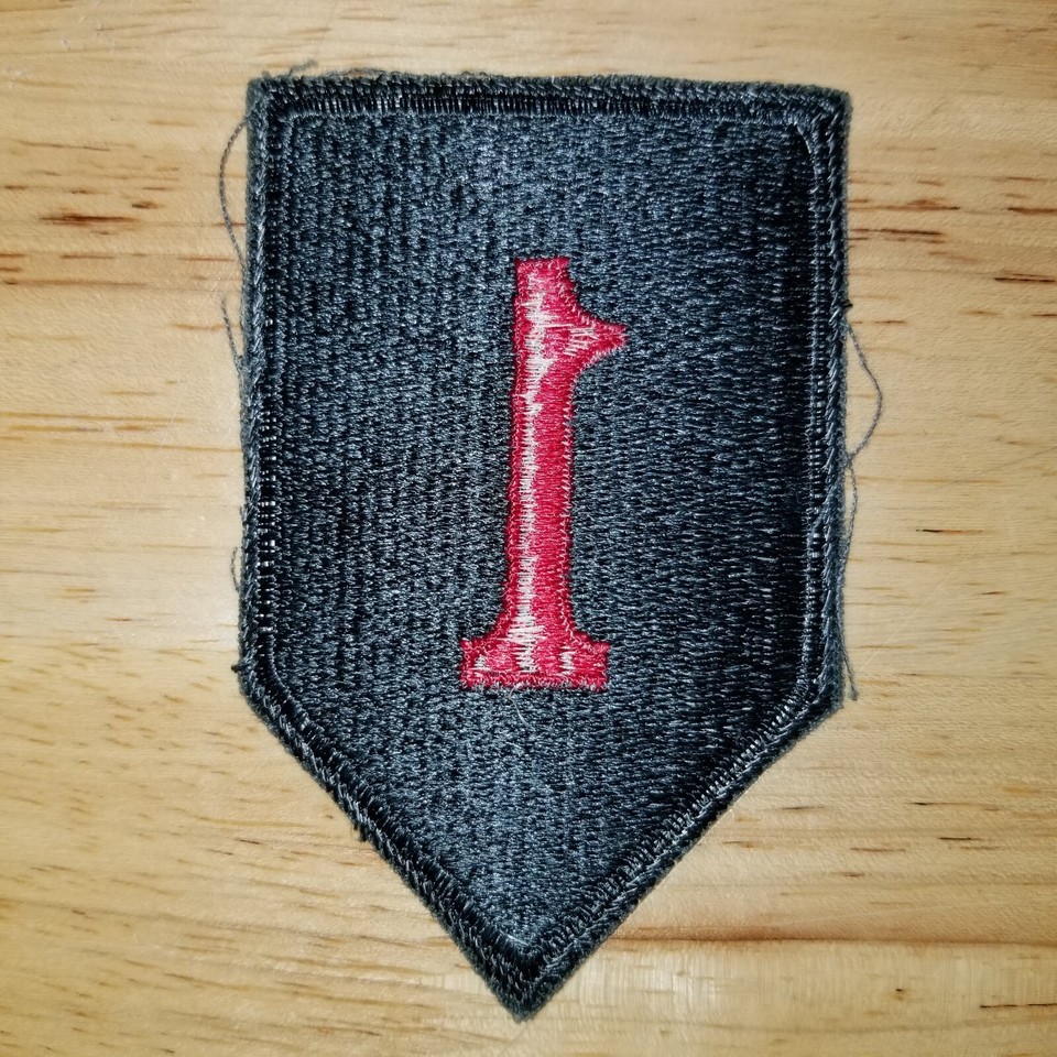 1960s 1st Infantry Division Patch Cut Edge Scarce AG44 Version | eBay
