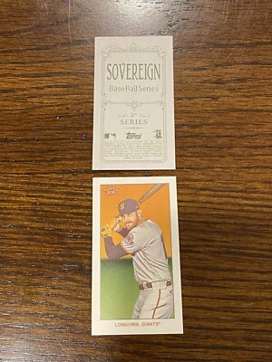 2020 Topps 206 T206 T-206 Series 4 SOVEREIGN BACK (PR/71) EVAN LONGORIA, GIANTS | eBay
