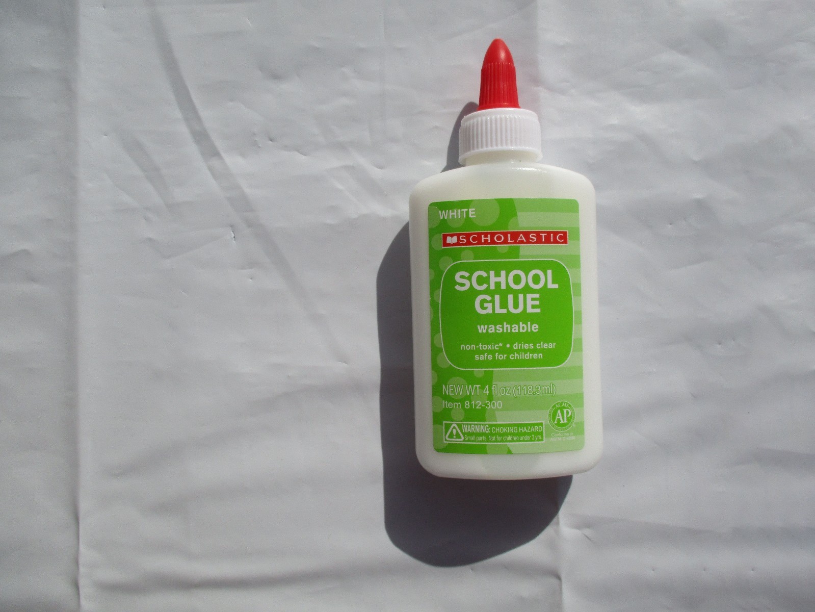Scholastic School Glue, $3.98, Washable, Non-Toxic, Dries Clear, 4 Oz ...