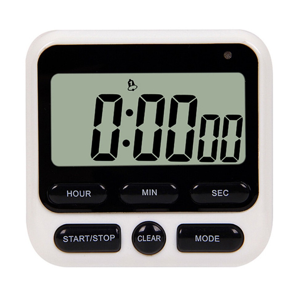 Digital Stopwatch Kitchen Cooking Count Up Countdown Timer Alarm ...