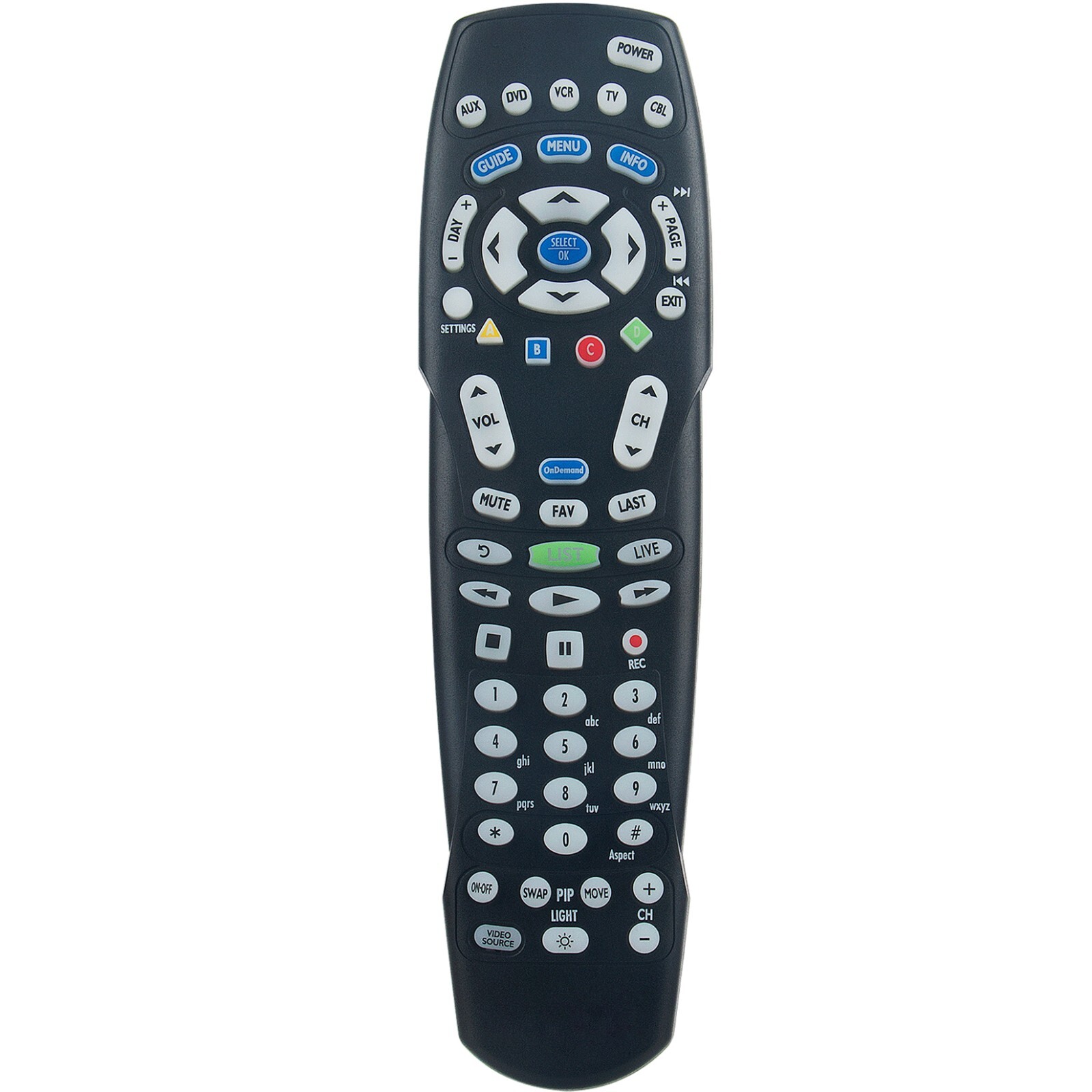 RC122 RC1226001/04B Replace Remote Control for Spectrum Time Warner ...