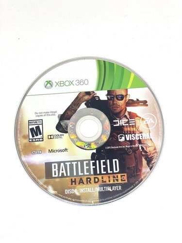 Battlefield Hardline Disc 1 Xbox 360 Video Game Disc Only Clean Tested ...