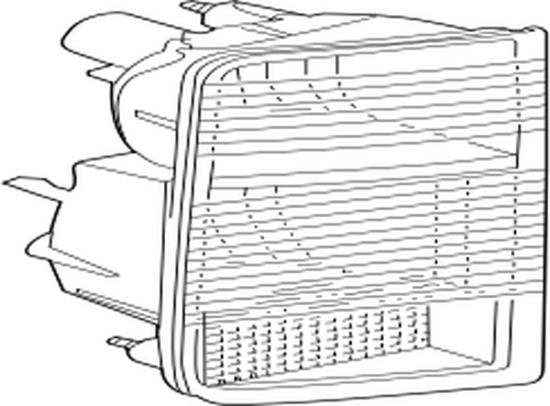 81681-60080 Toyota Lens & body, back-up lamp, lh 8168160080, New ...