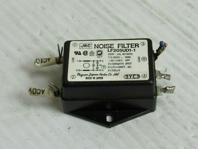 JRC NOISE FILTER LF205UD1-1 LF205UD11 250V 5A 5 A AMP 60HZ | eBay