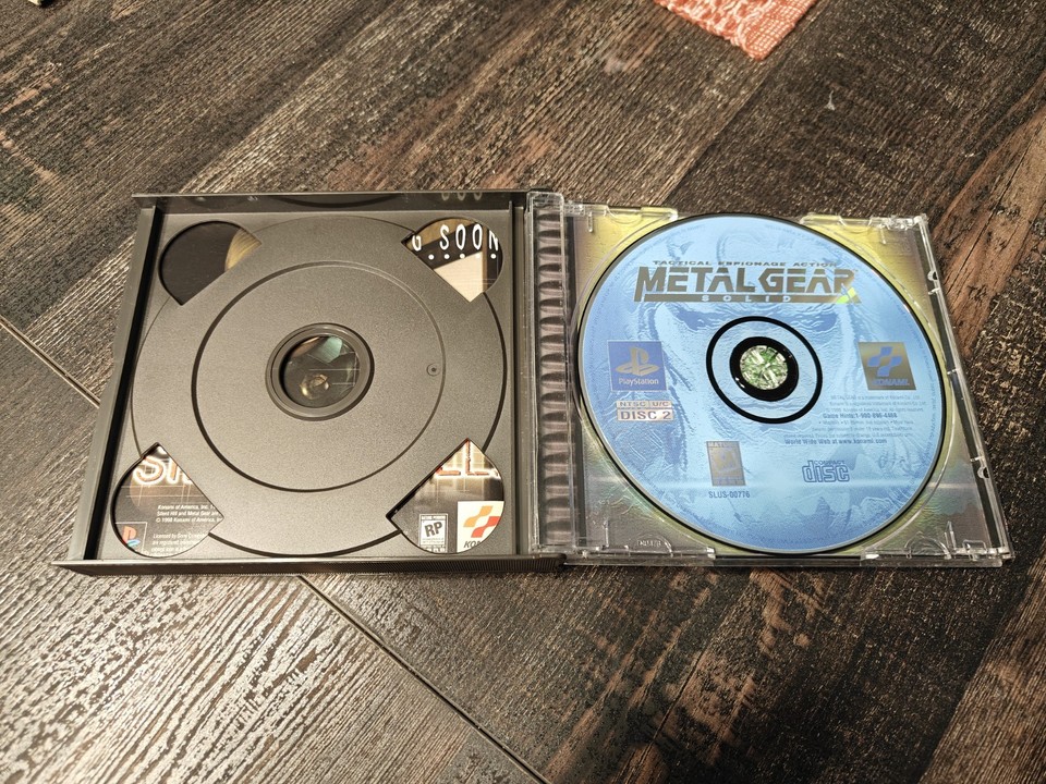 Metal Gear Solid Black Label CIB (Sony PlayStation 1, 1999) Please Read ...