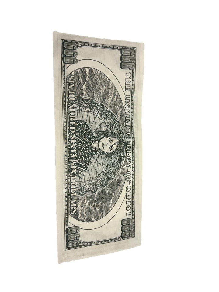 GHOST Skeletour July 2025 Banknote - 666 Dollar Bill Limited Edition ...