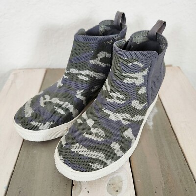 Torrid Knit Hidden Wedge Booties Camo Size 8 | eBay