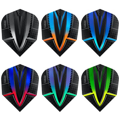 5 SETS [15] Harrows Fusion Dart Flights Standard Shape Tough | eBay UK