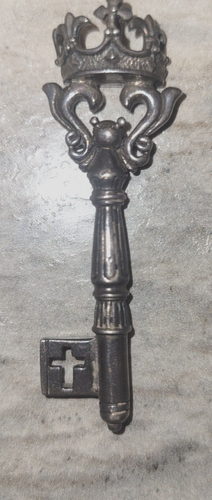*RARE*Monarch Crown Royal Skeleton Key Charm Pendant in 925 Sterling ...