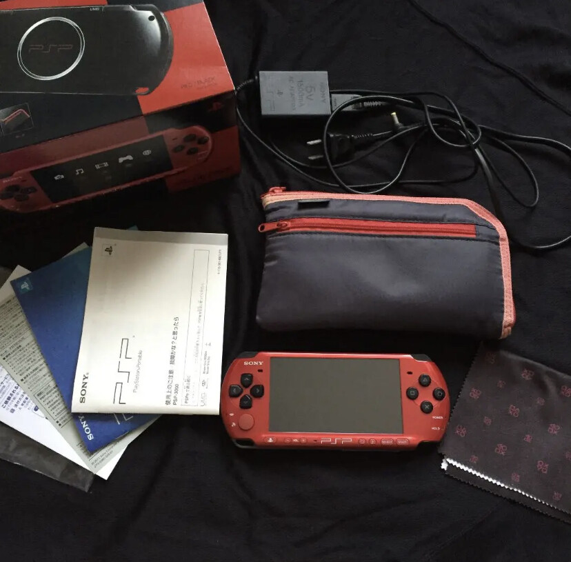 PSP-3000 SONY PSP Playstation Portable Console Accessory Complete Used ...